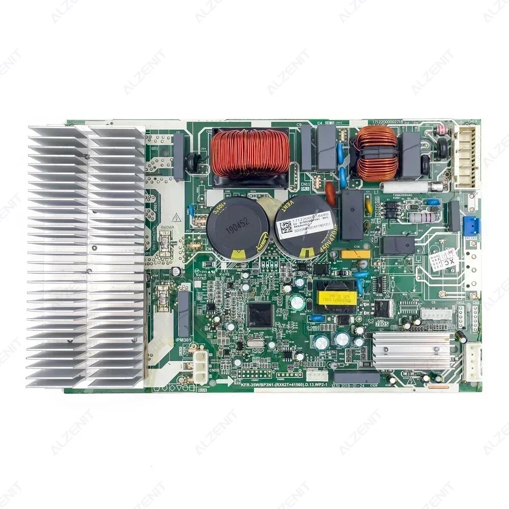 Новая печатная плата KFR-35W/BP3N1-(RX62T+41560). D.13. WP2-1 17122000002718 для управления кондиционером Midea - оригинальная модель запчастей для климатической техники