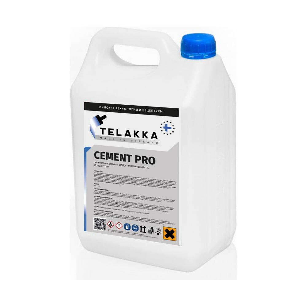 Усиленная смывка цемента Telakka CEMENT PRO 5л 4673763647124