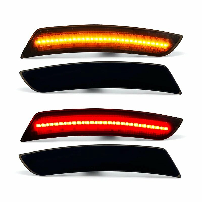 Подходит для Chevrolet Camaro 2016-2023, дымчатые линзы, светодиодные боковые Amber Front Red Rear