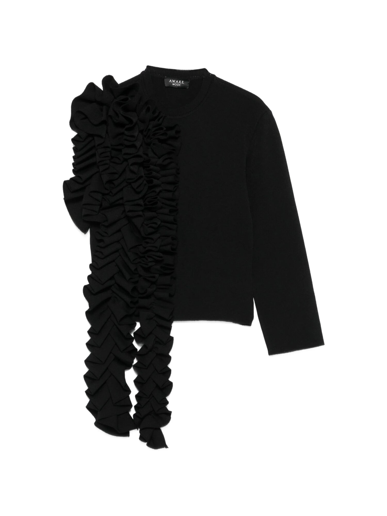 Топ A.W.A.K.E.MODE Ruffled asymmetric top