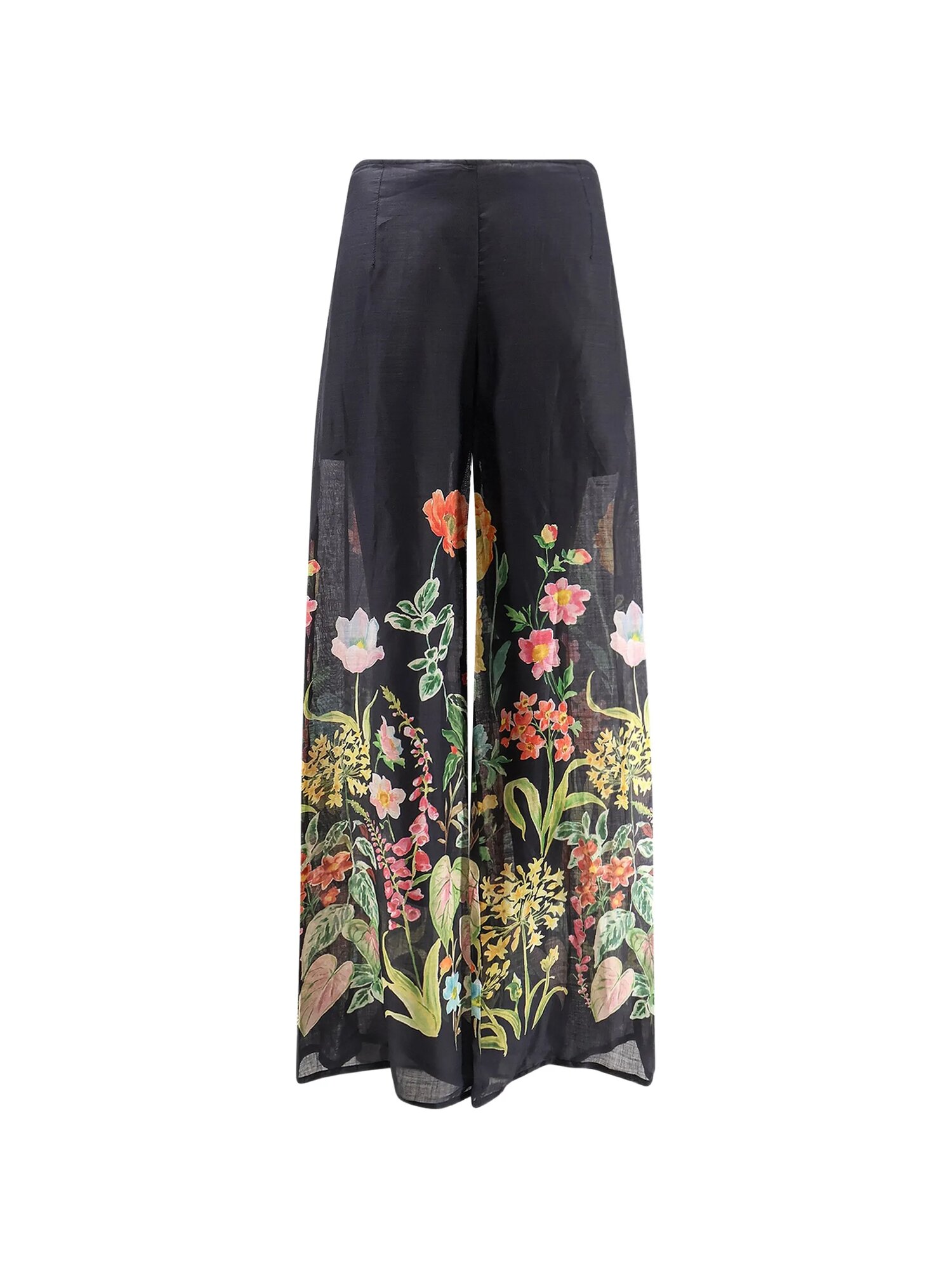 Брюки Floral-print palazzo pants