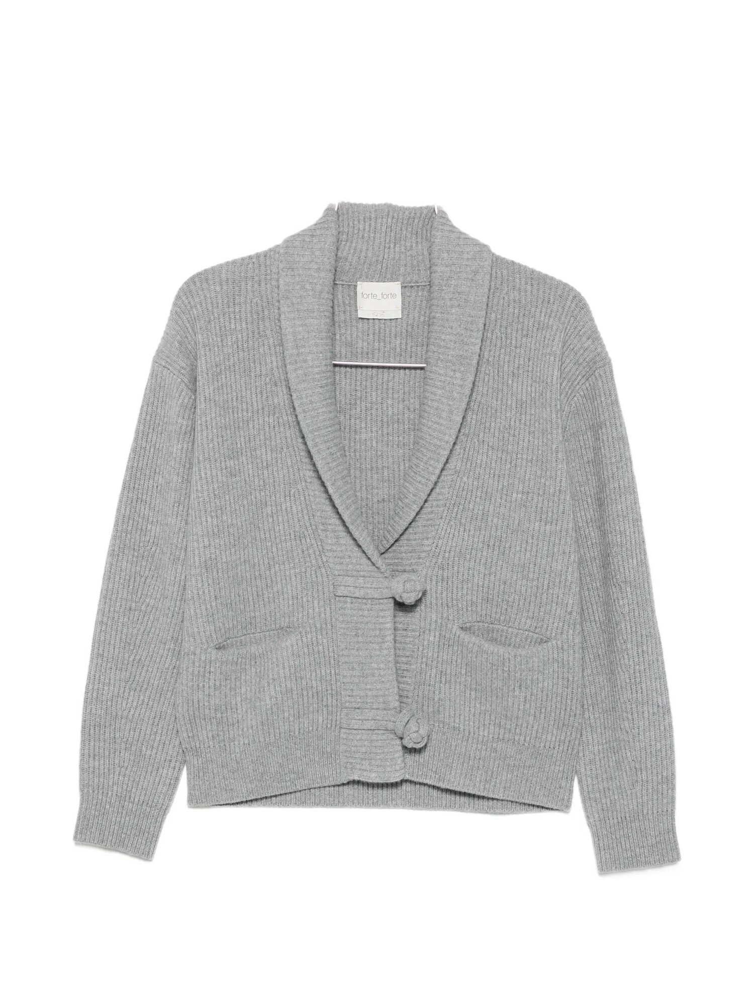 Кардиган Ribbed-knit shawl-collar cardigan