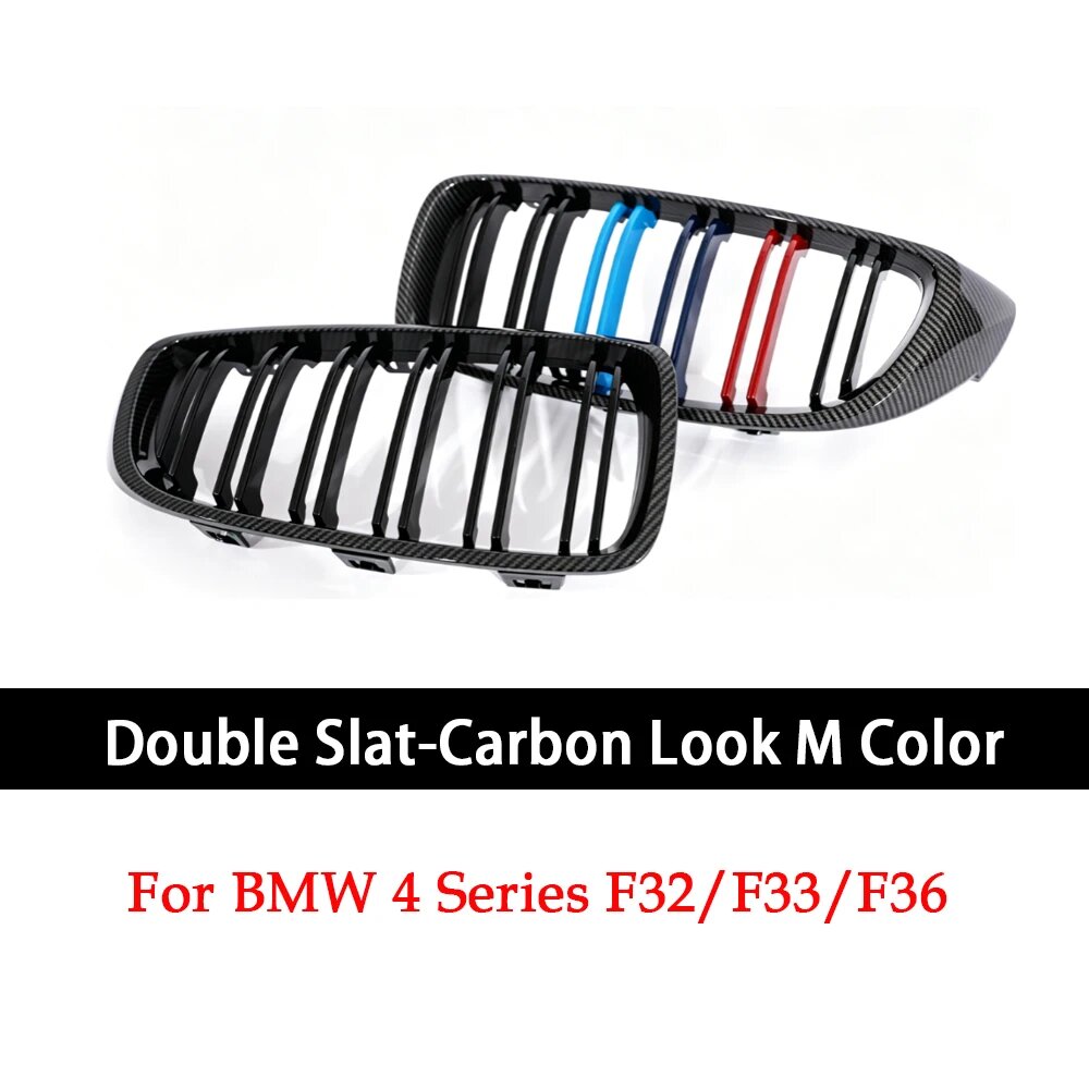 Решетка Радиатора (передняя) Для BMW 4 Серии F32 F33 F36 2013-2020, Глянцевая/матовая Черная Отделка