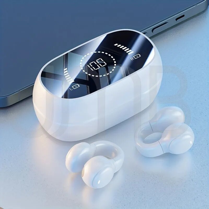 Наушники URIZONS Open OWS Ear Clip Style Bluetooth TWS Беспроводные с микрофоном, Белый