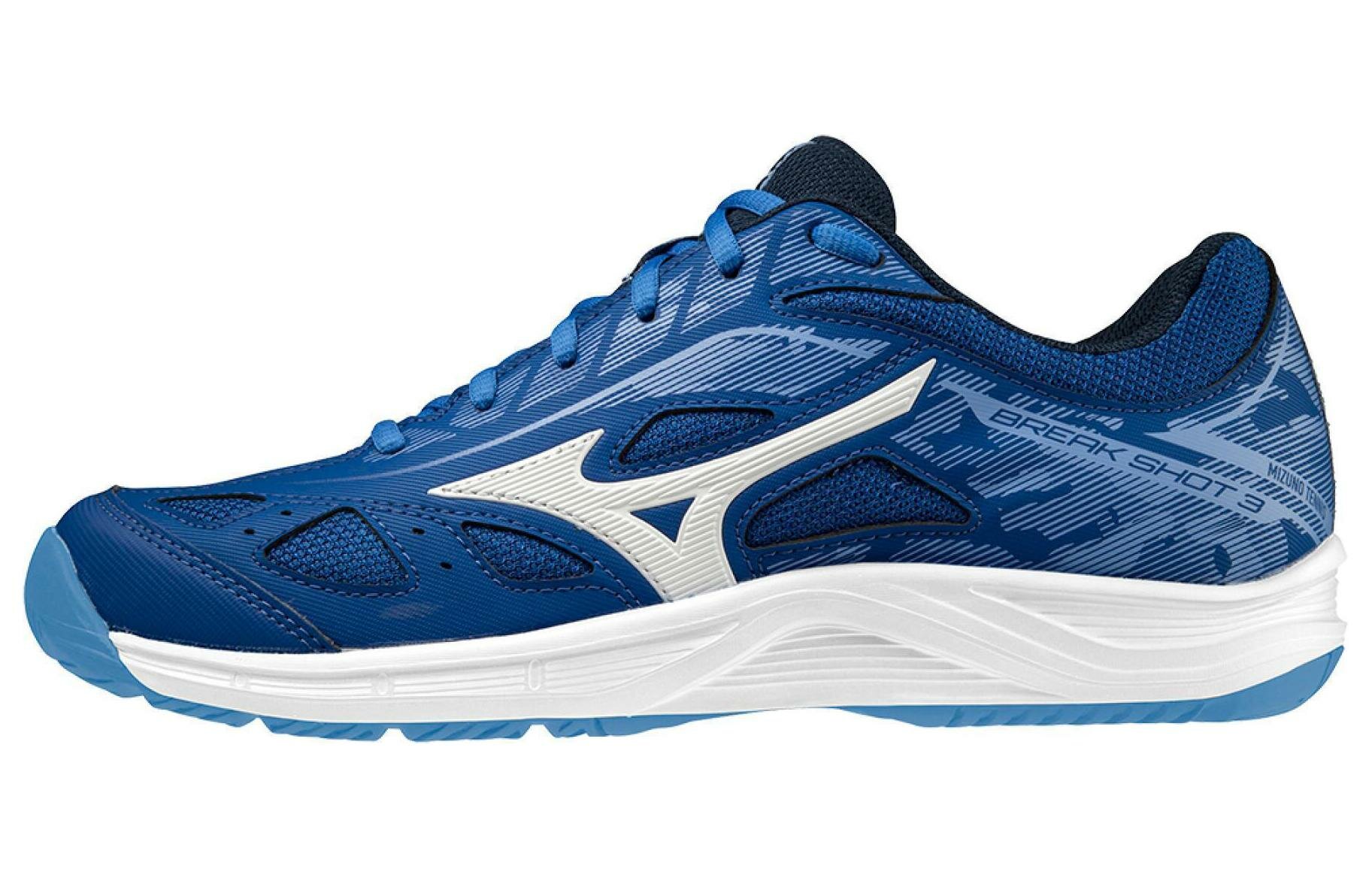 Кроссовки теннисные унисекс Mizuno Break Shot 3 AC синие 44 EU