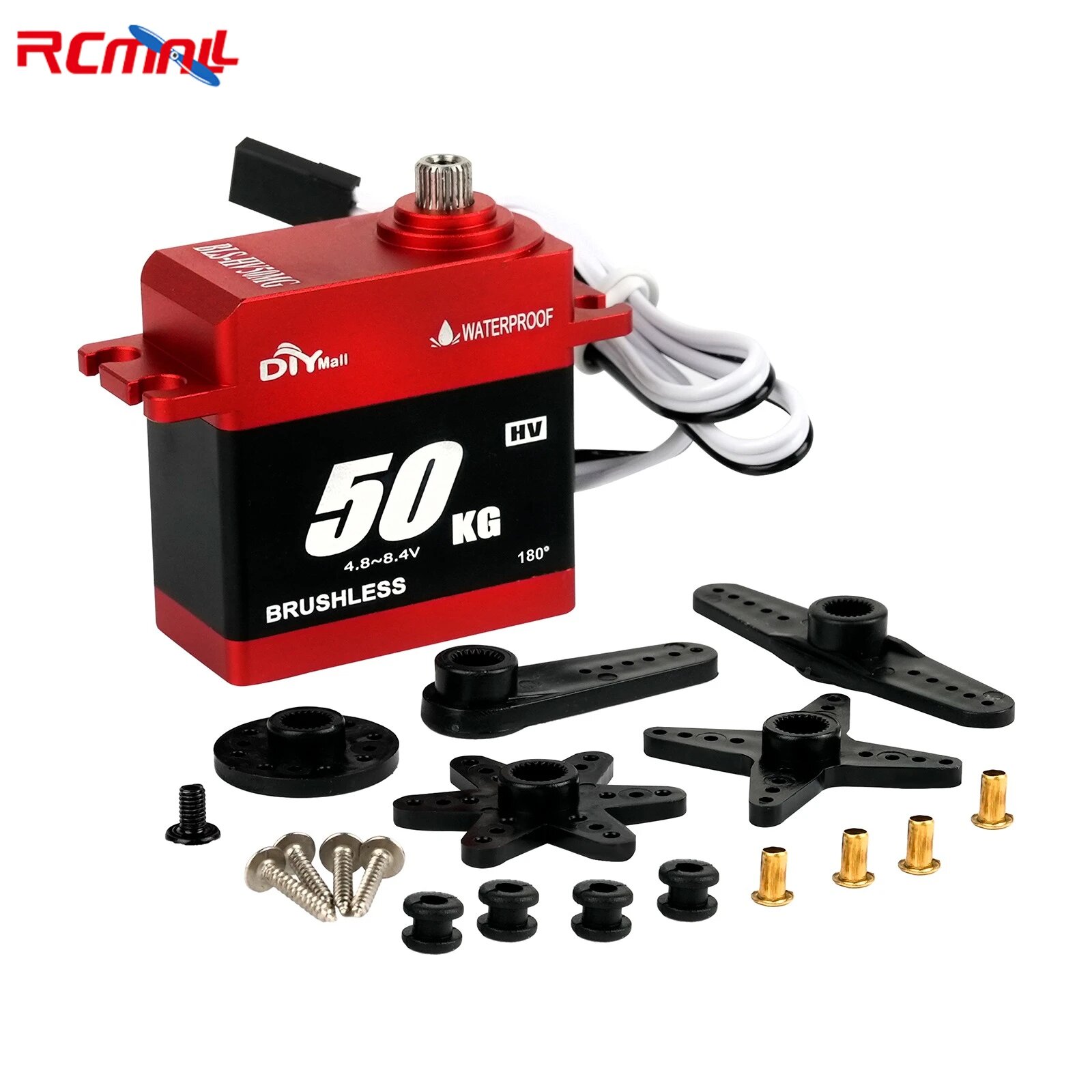 RCmall Серводвигатель 50kg 180° Бесщеточный