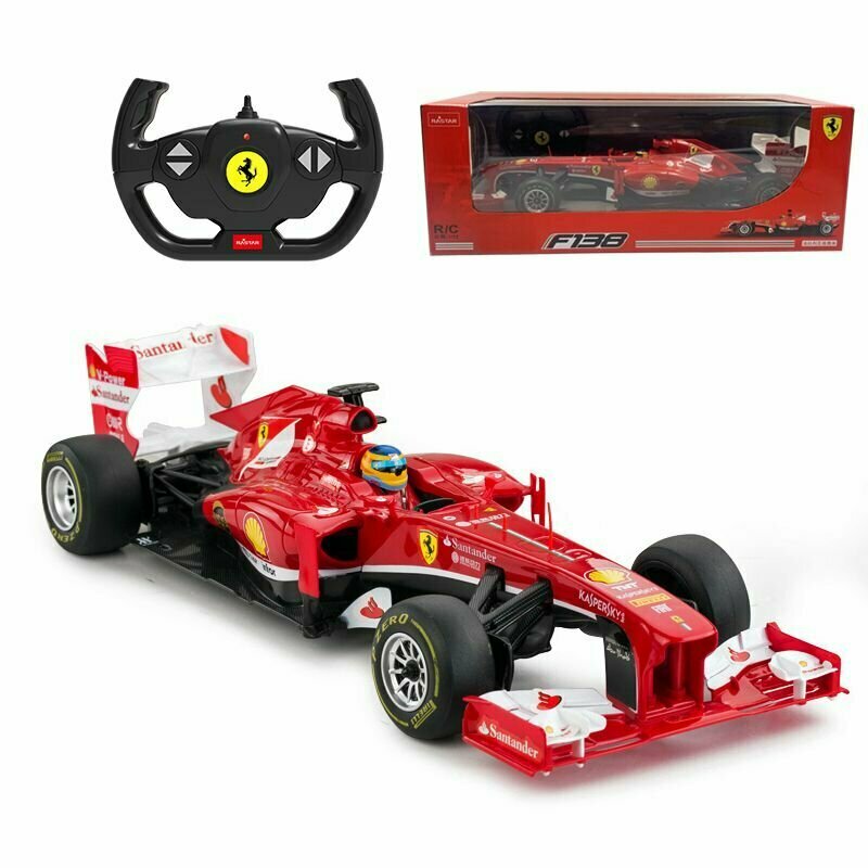 Машинка р/у ferrari f1 масштаб 1:12 1:18 радиоуправляемая машина игрушка с дистанционным управлением формула гоночный автомобиль модель авто hine подарок для детей и взрослых