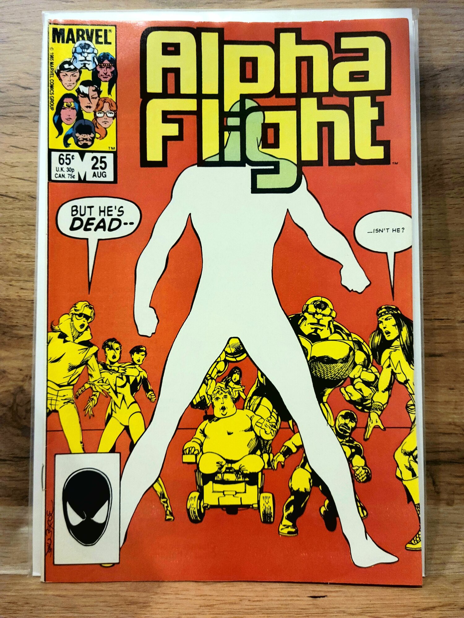 Ретро Комикс Alpha Flight #25. 1986 Год. Оригинал!