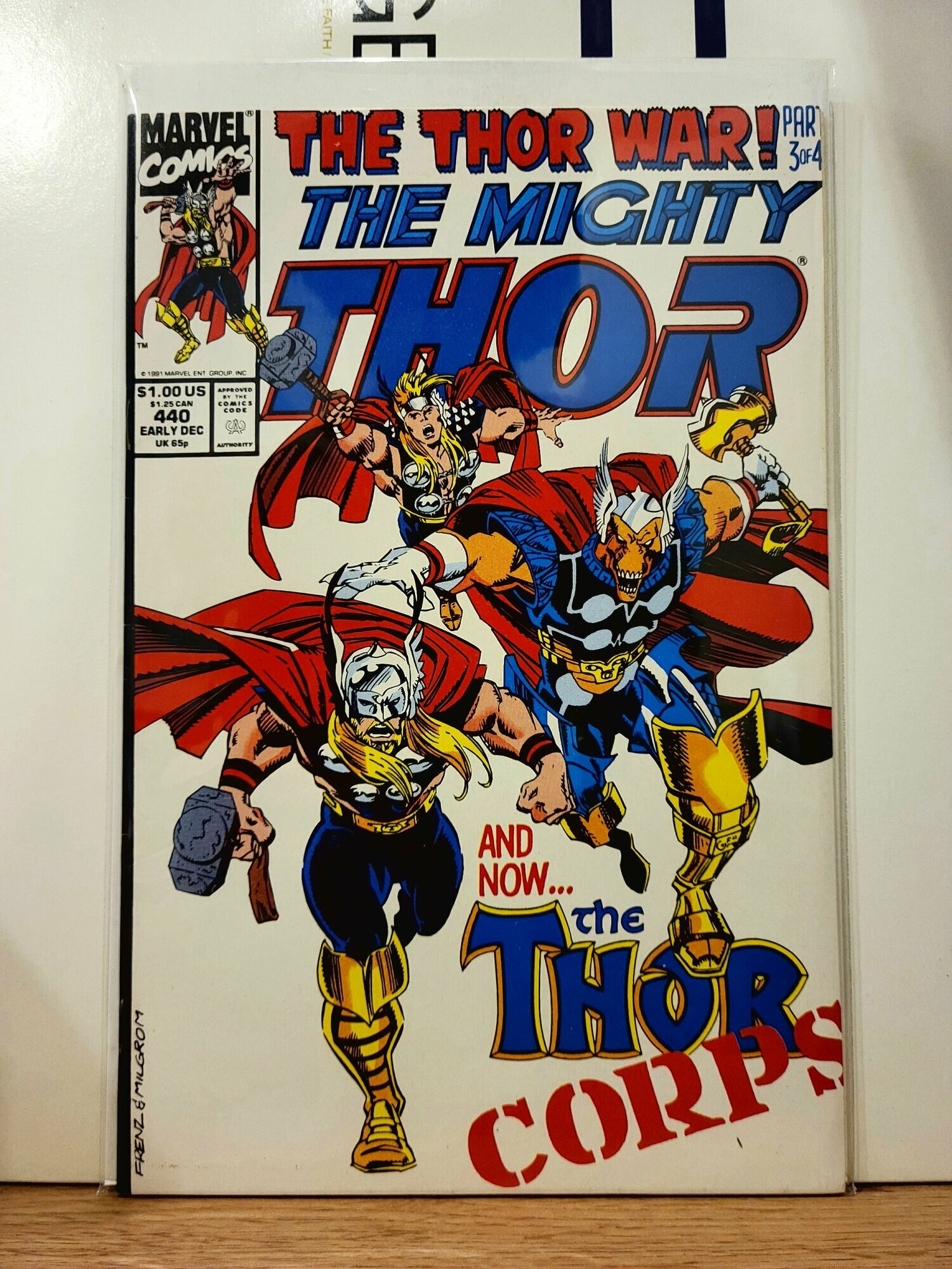 Ретро Комикс Thor #440. 1991 Год. Оригинал!