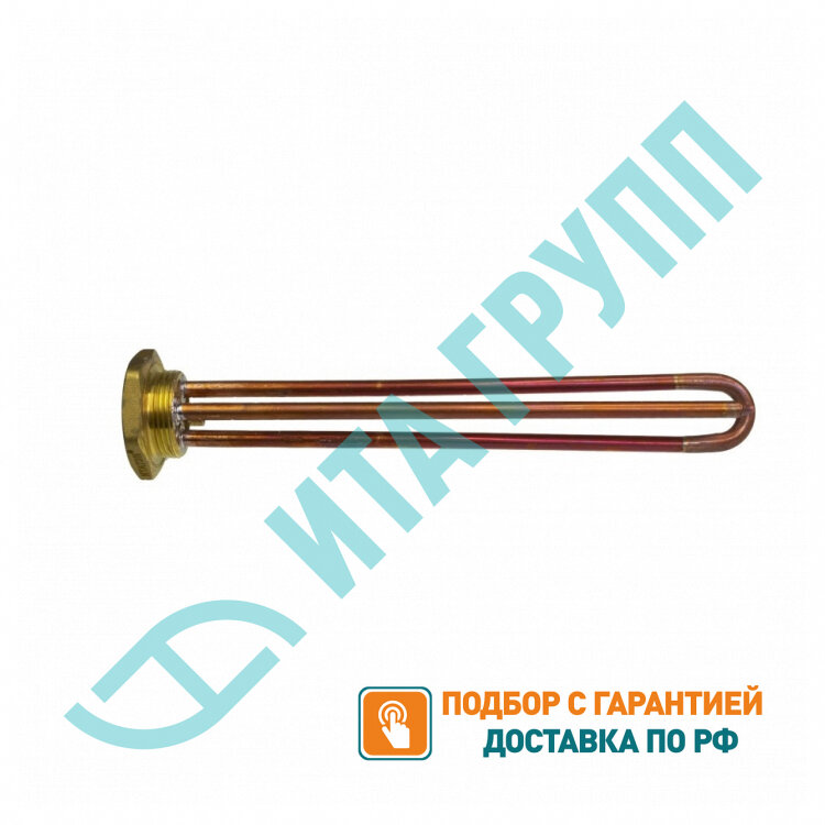 ТЭН 1,5кВт (1500Вт) RDT, резьбовой 42 мм для Ariston, De Luxe, Real, Thermex, 20291