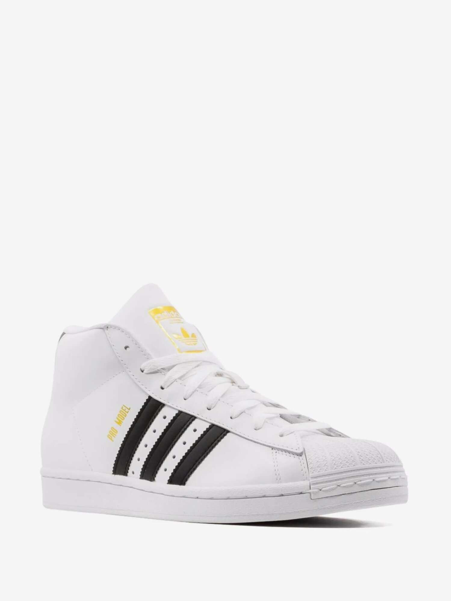 Кроссовки adidas Pro Model, размер 13 US, бежевый/белый — фото 1