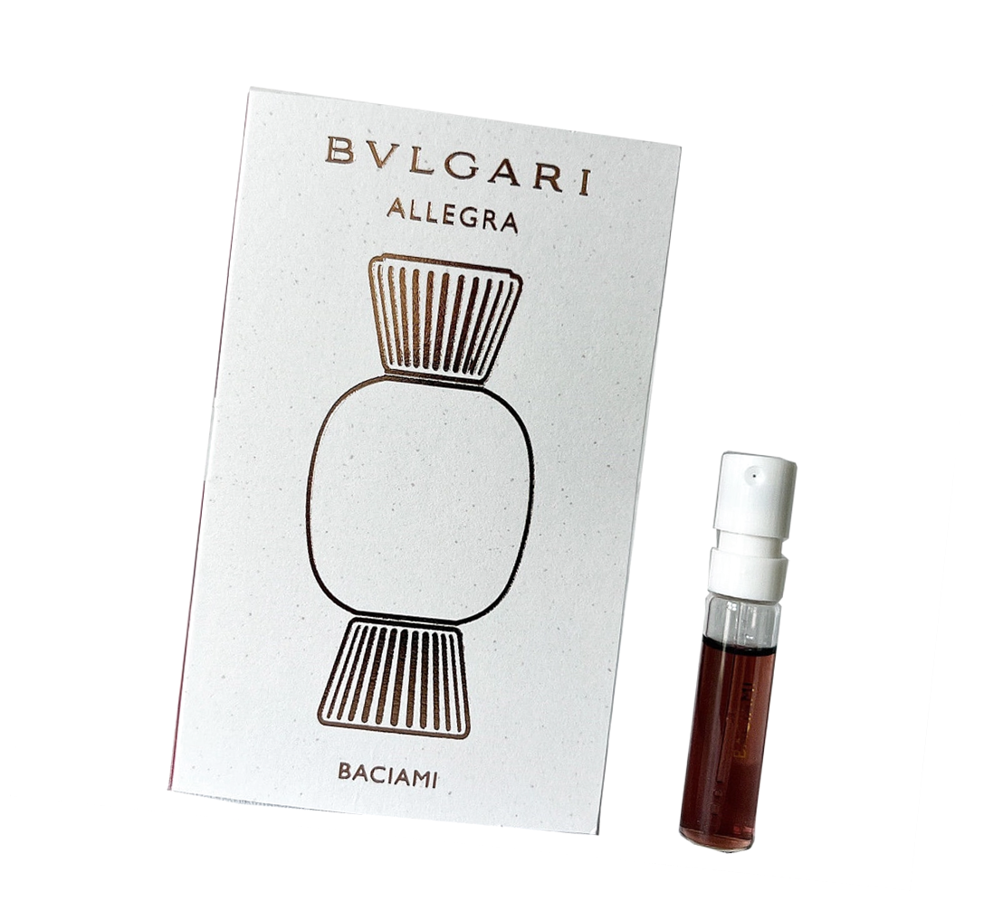 Женский аромат Bvlgari Baciami 1.5 мл сэмпл - Булгари Бачиами парфюмерная вода миниатюра