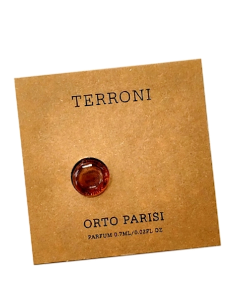Миниатюра парфюма Орто Паризи Террони 0.7 мл / Orto Parisi Terroni сэмпл