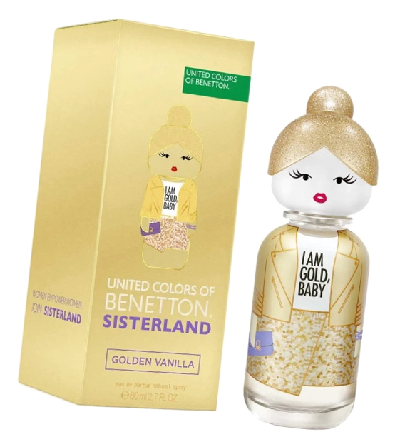 Бенеттон Голден Ванилла парфюмерная вода унисекс 80 мл - Golden Vanilla