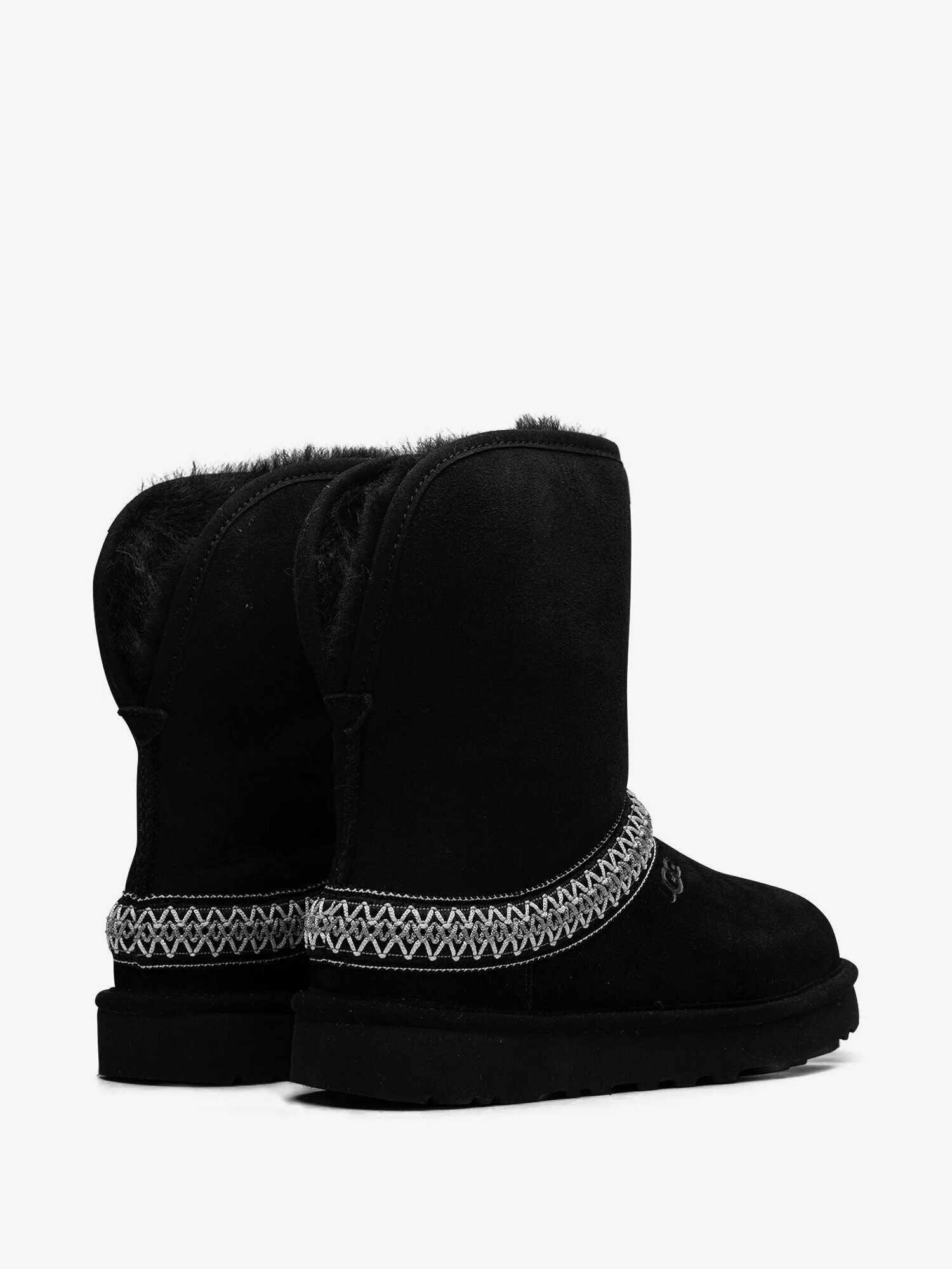 Ботинки UGG Classic Crescent Boot Black, размер 6 US, черный — фото 1