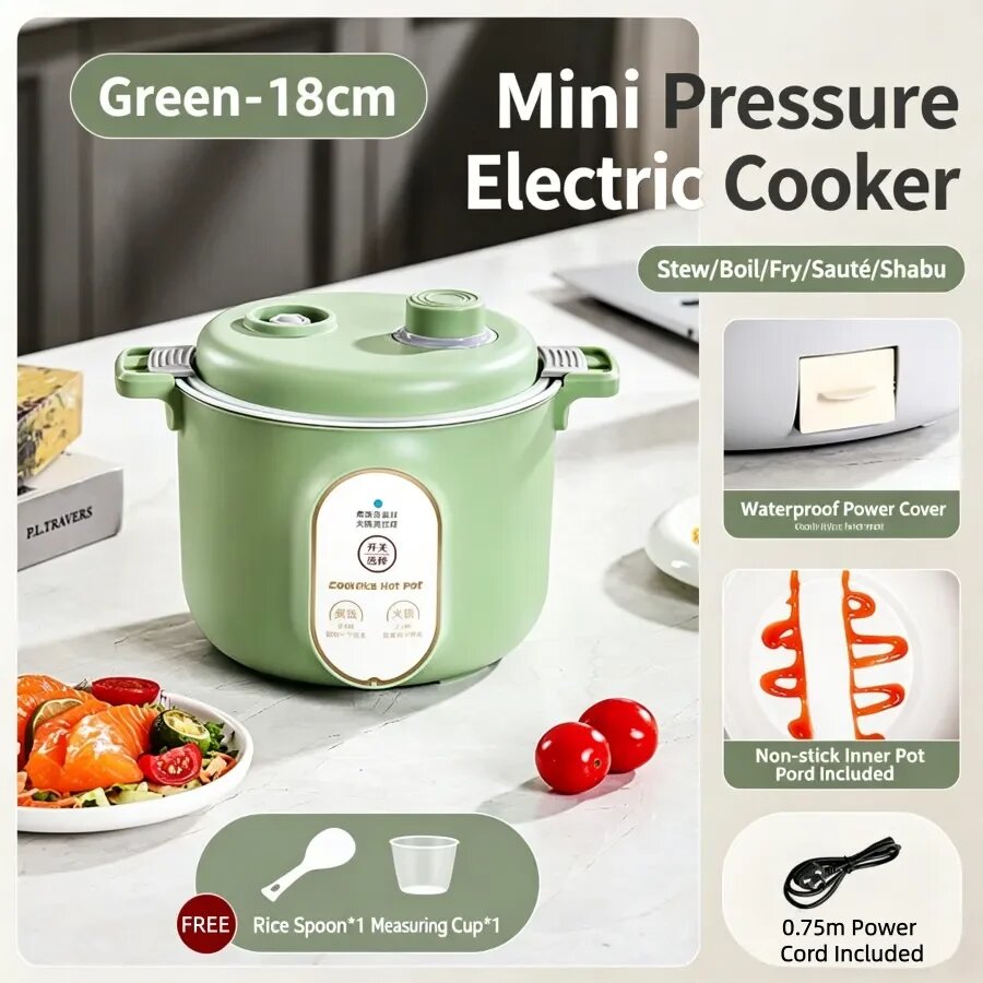 Мини электрическая рисоварка Green-18cm, AU Plug