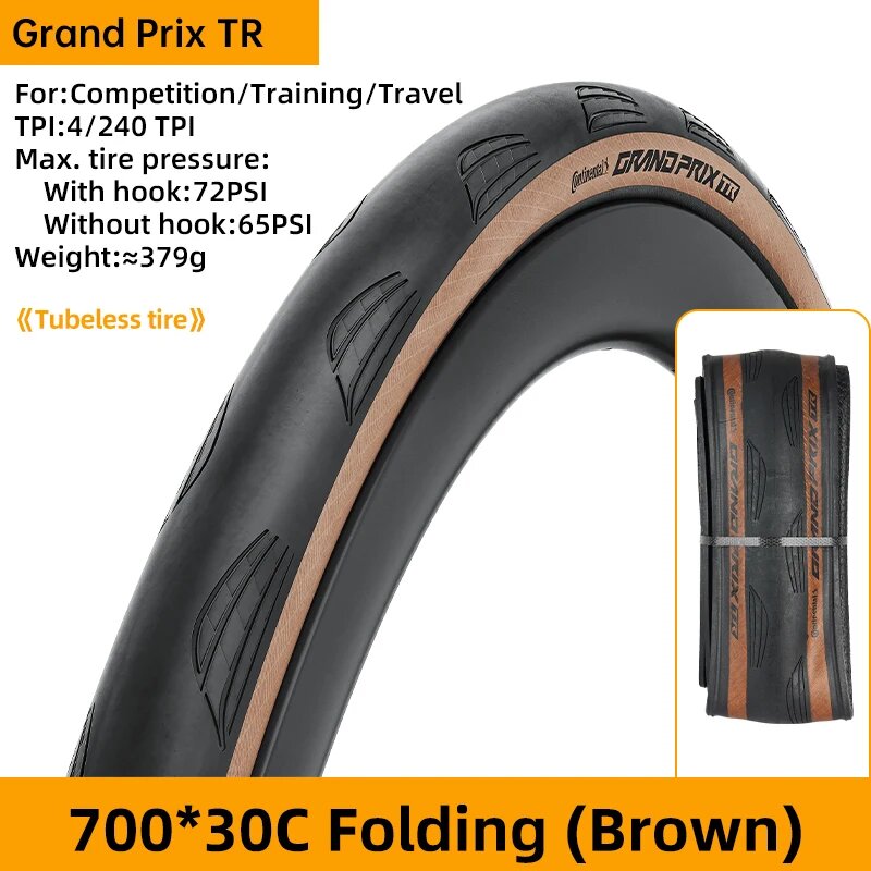 Continental Grand Prix шина для шоссейных велосипедов 700x25C/28C/30C/32C 700x30 Tubeless Br