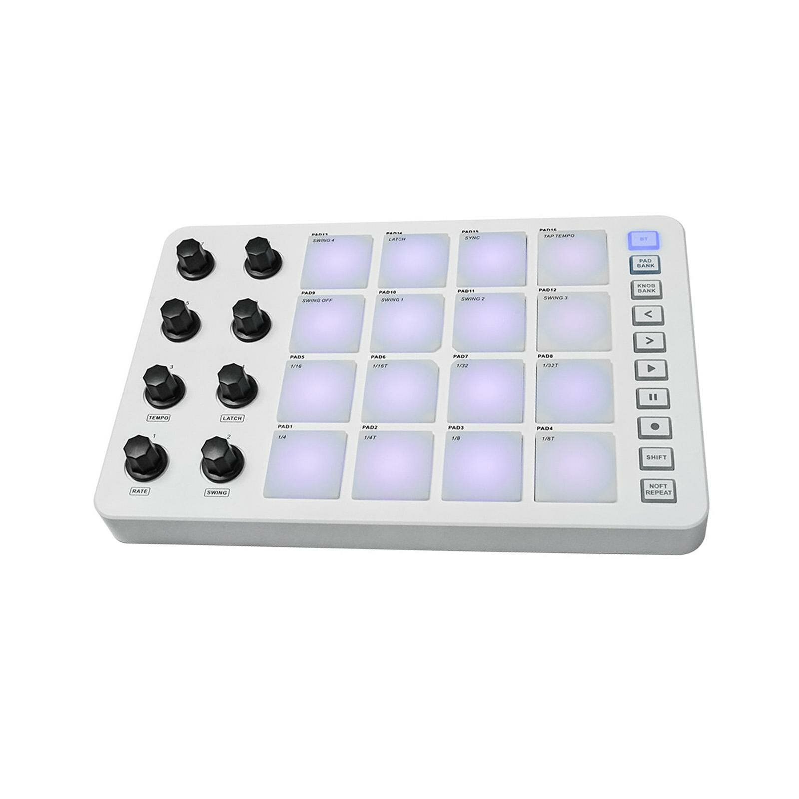 MIDI-пэд для создания битов, портативный MIDI-контроллер для начинающих.