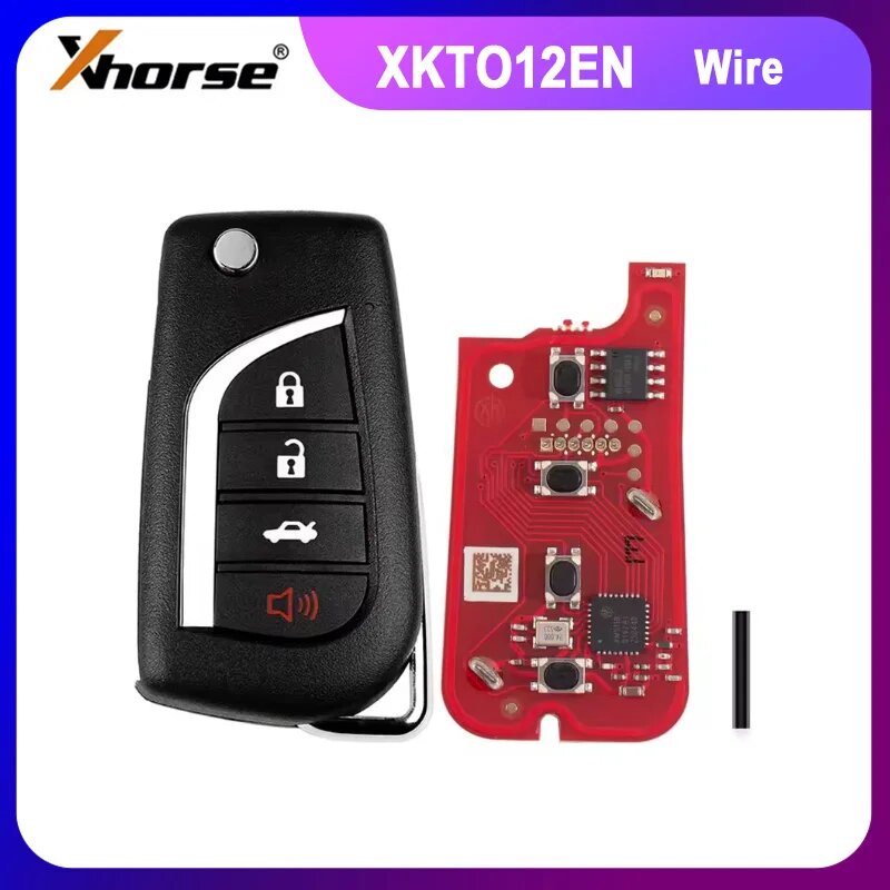 Пульт Xhorse XKTO12EN Wire, черный