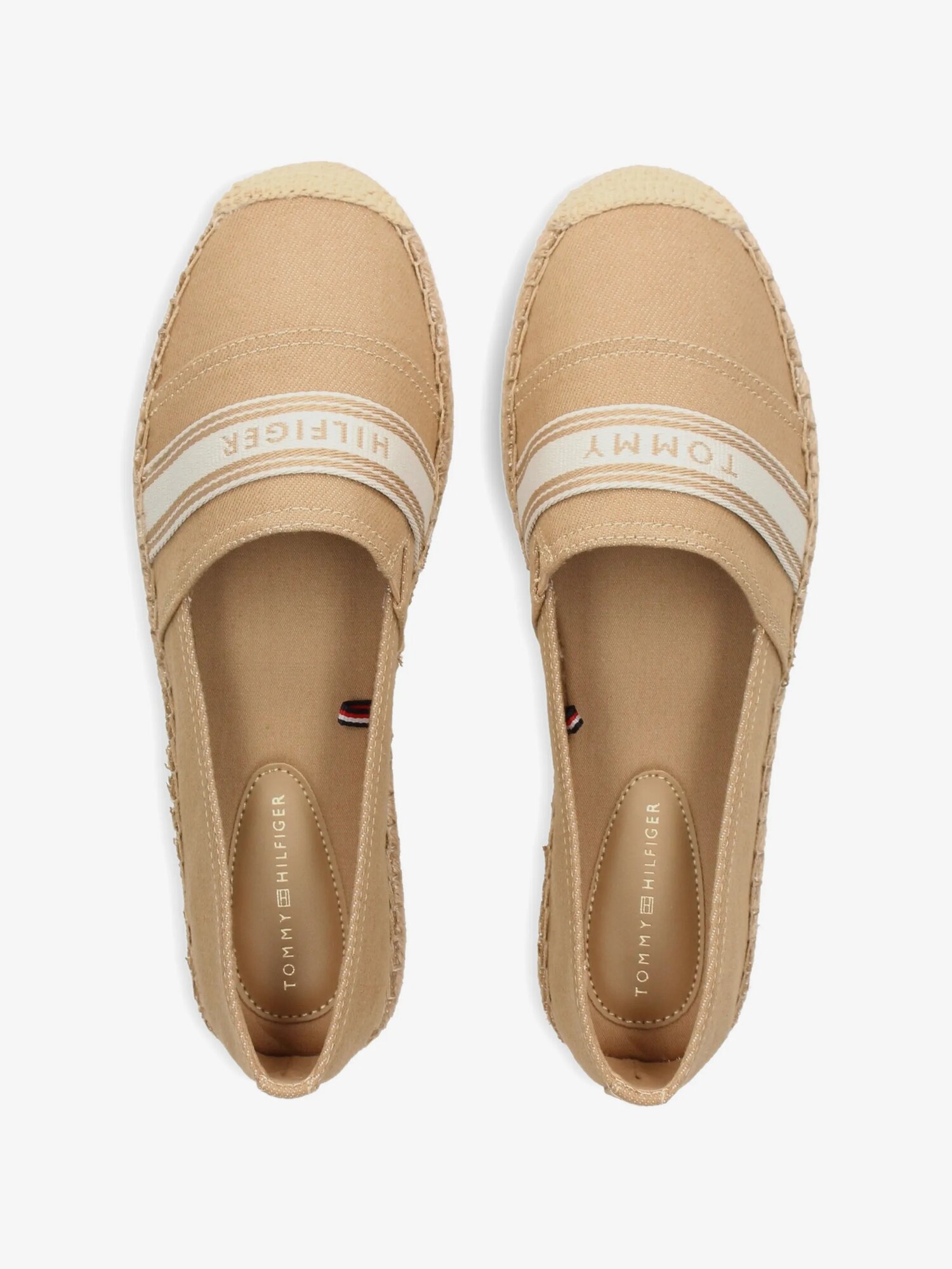 Эспадрильи TOMMY HILFIGER Logo-tape braided espadrilles, размер 39 EU — фото 1