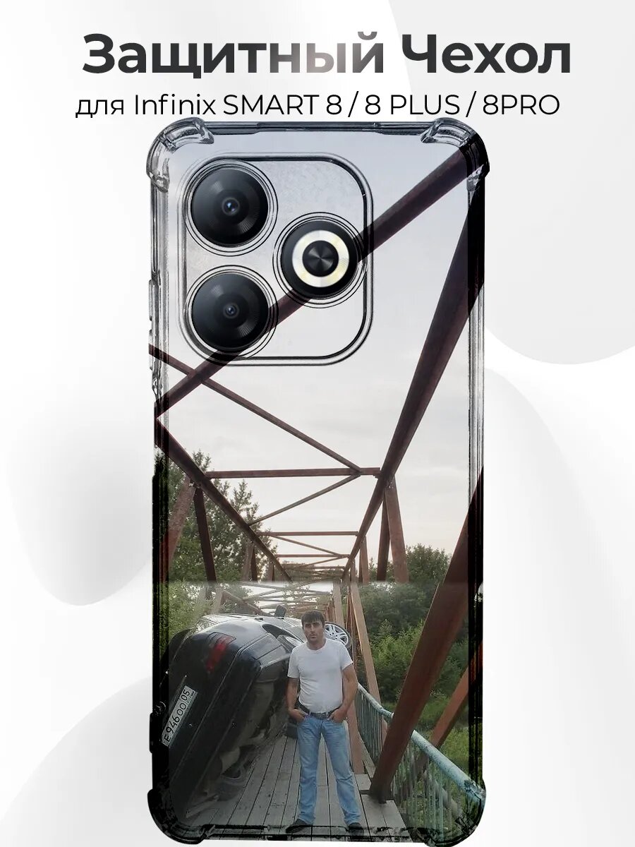 Чехол Infinix Smart 8 Mercedes ML W163 на боку