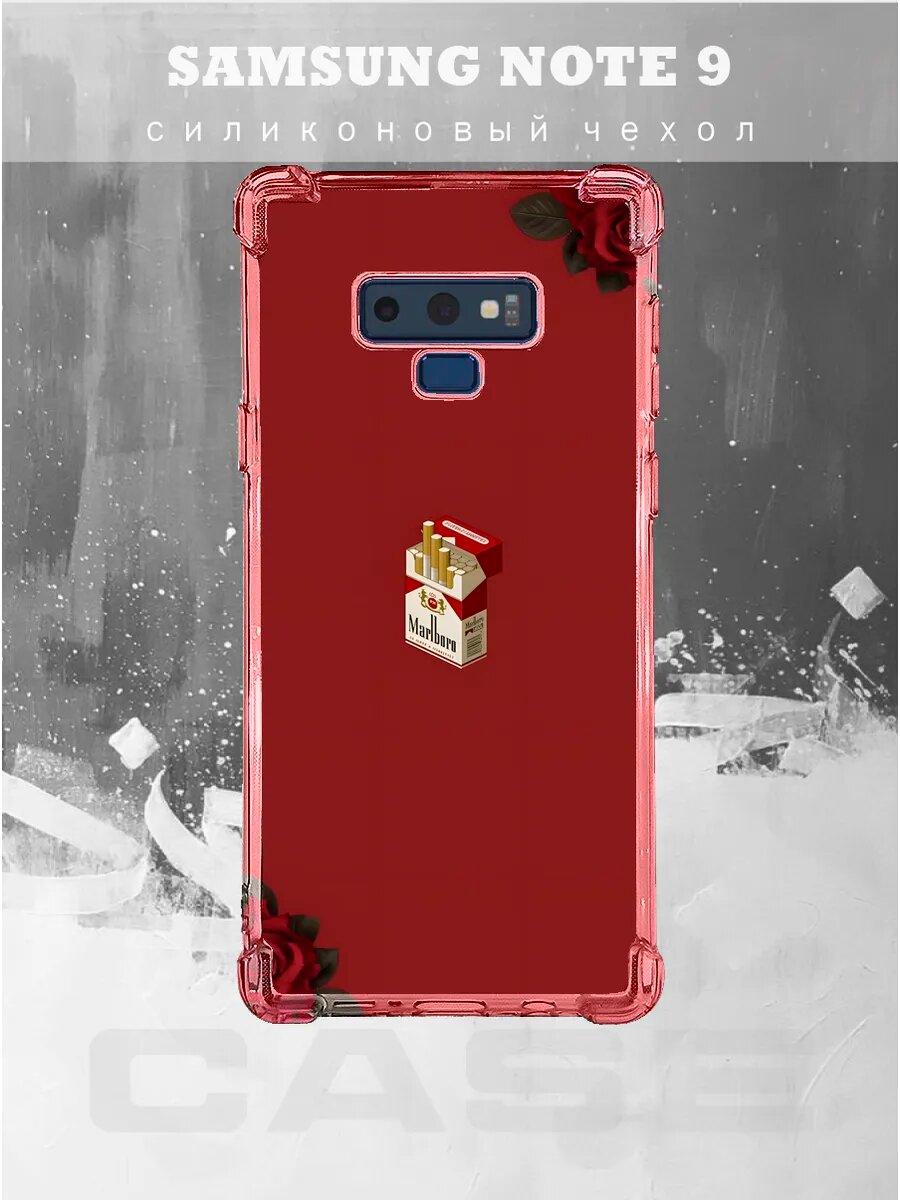 Чехол на SAMSUNG NOTE 9 с принтом мальборо