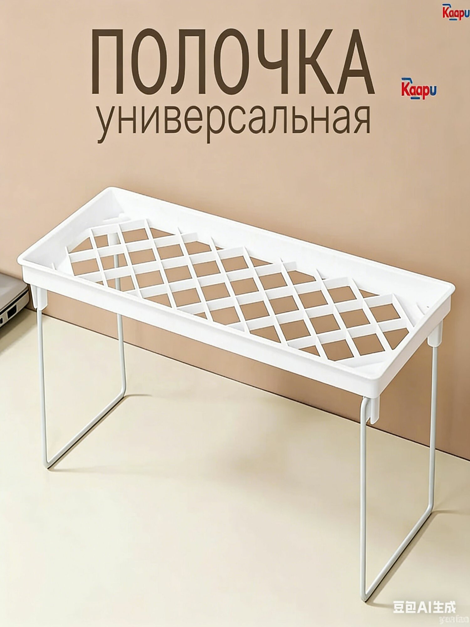 Полка для барной стойки Настольная Прямая, 13.5х15.5 см, 1 шт. барная полка для бара настольная полка прямая полка