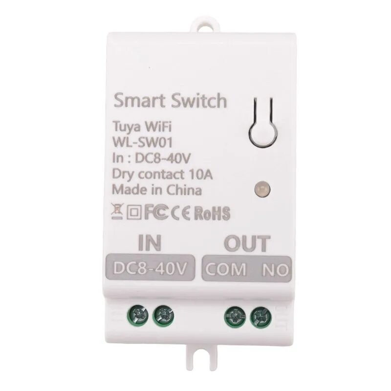 Tuya Smart WiFi Модуль Сухого Контакта 10A Универсальный DC 8-40V