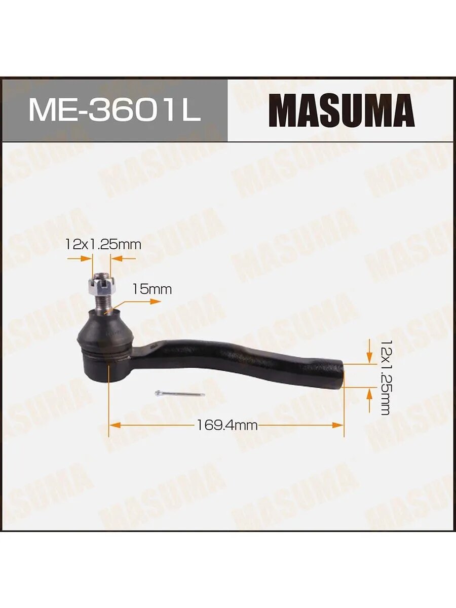 Наконечник рулевой для а/м Toyota Yaris/Vitz 99-05, Platz