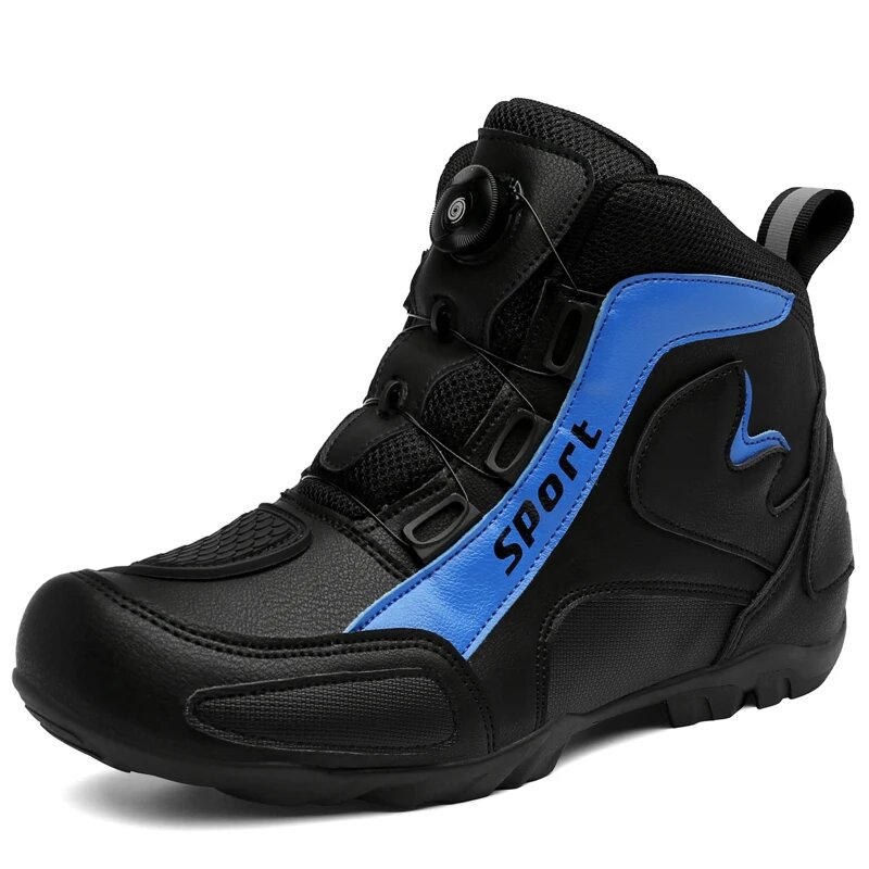 Motorcycle cycling boots four seasons new men's casual high-top safety protection shoes cross country boots outdoor riding boots