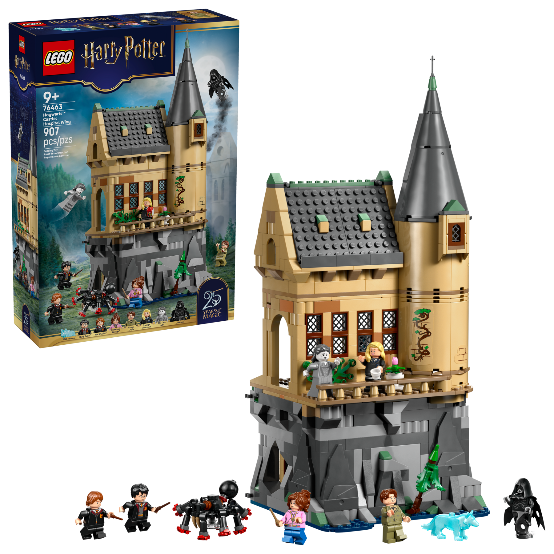 Конструктор LEGO Harry Potter Больничное крыло 76463, 907 деталей, от 9 лет