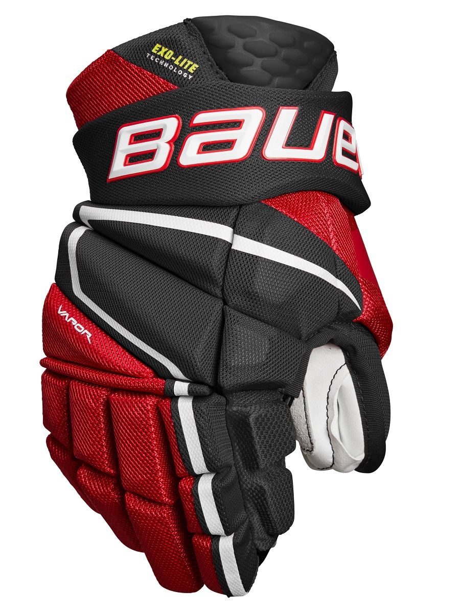 Перчатки хоккейные S22 VAPOR HYPERLITE GLOVE JR(11)/черный; красный(BKR)