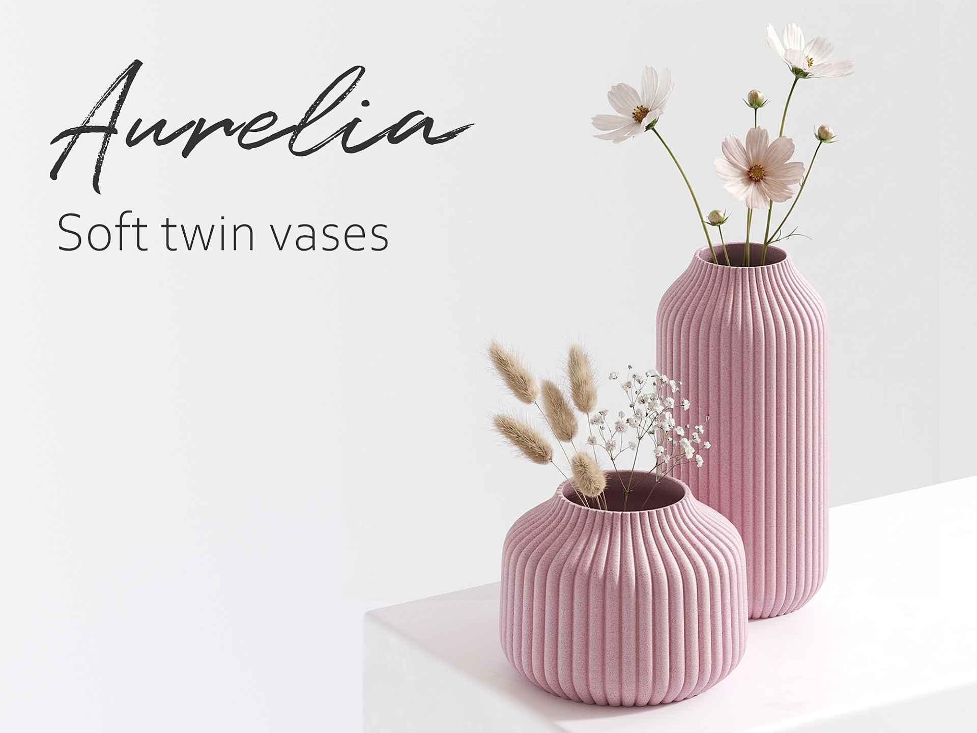 Ваза декоративная дизайнерская, 3D-печать, 3DOPRU арт. VASE-MW-2075596