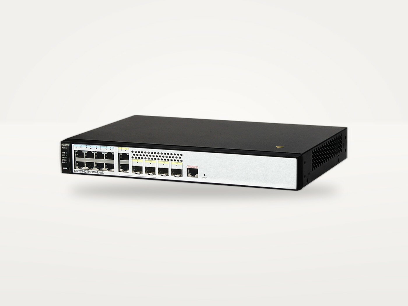 Коммутатор HUAWEI S5720-12TP-LI-AC 8GE, 4 Gig SFP and 2 combo 10/100/1000 Base-T Ethernet ports, AC 110/220V