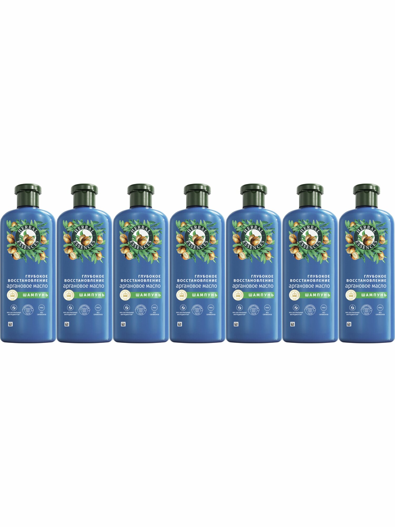 Шампунь Herbal Essences Марокканское аргановое масло интенсивное восстановление 350 мл, набор: 7 штук