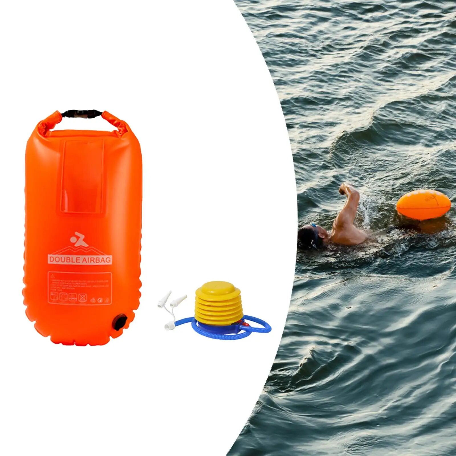 Tooyful Swim Buoy Orange Style B