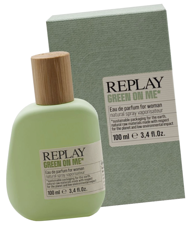 Реплей Грин Он Ми Фор Вумен 100 мл / Replay Green On Me For Woman для женщин