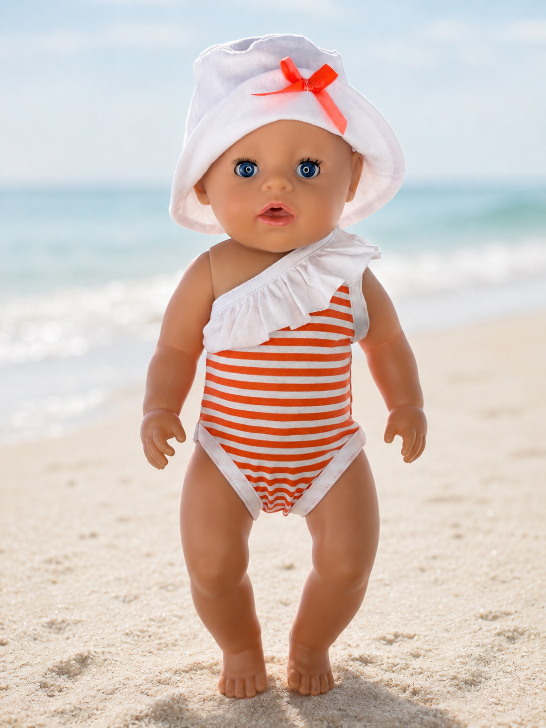 Одежда для куклы Baby Born 38-43 см, купальник и панамка, КуклаПупс