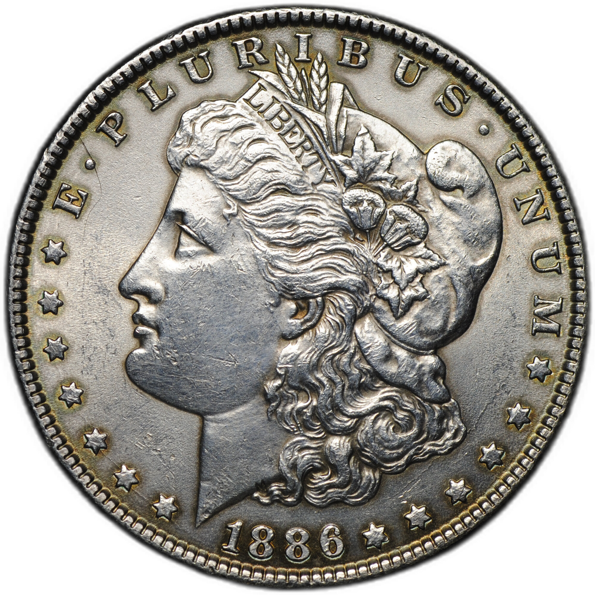 Монета 1 доллар 1886 Моргана США