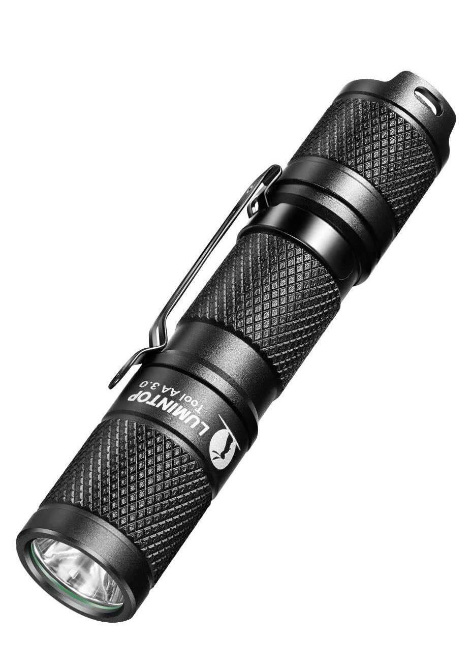 Фонарь Lumintop "Tool AA 3.0", черный, влагозащищенный, авиационный алюминий, HA-III