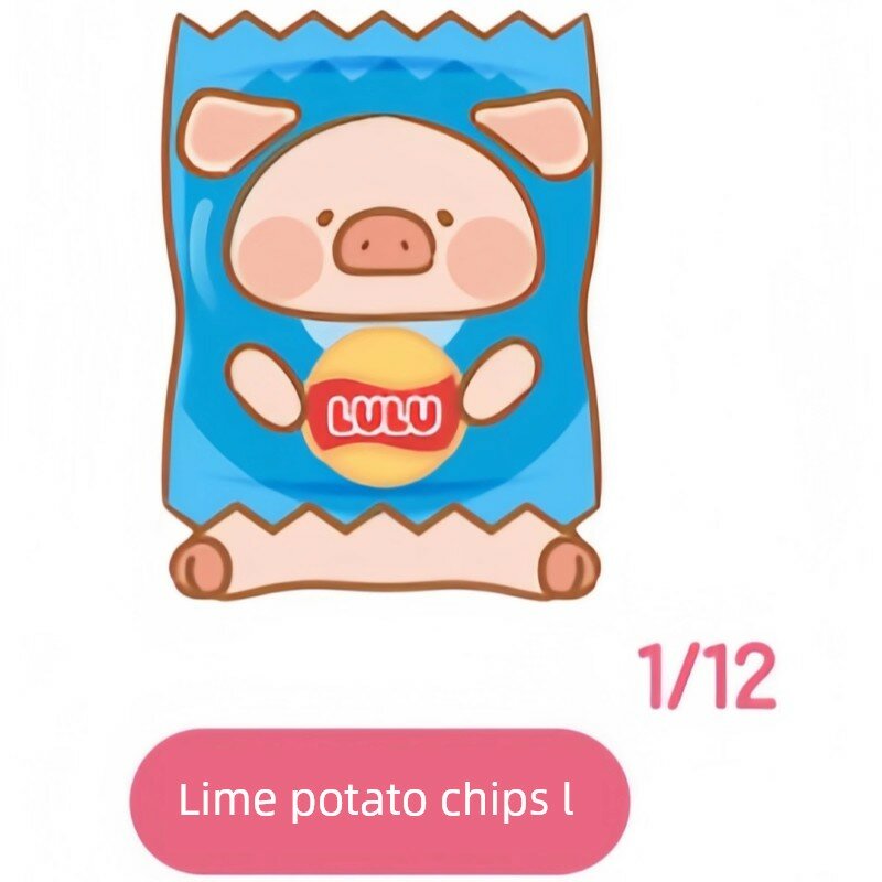 Официальная коллекционная фигурка Jiumu LuLu Pig Picnic Party: модная игрушка-сюрприз, милый подарок и украшение для