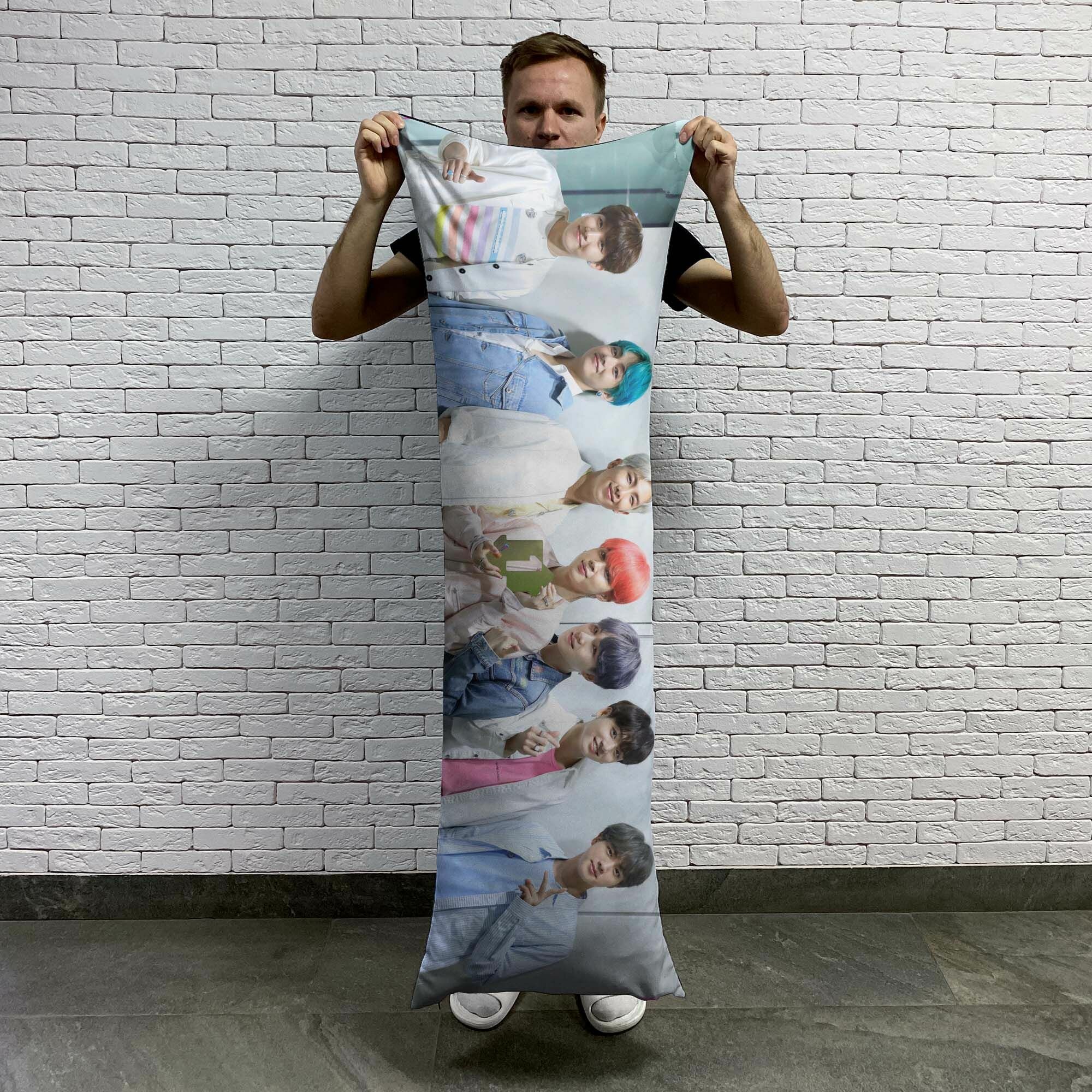 Подушка дакимакура BTS 50x150 см