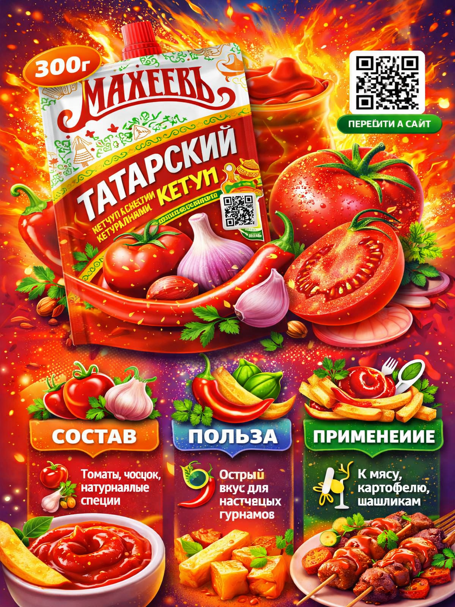 Кетчуп махеевъ Татарский, 300г