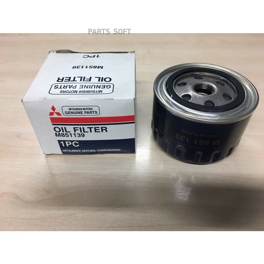 Масляный фильтр от официального дистрибьютора, MITSUBISHI, артикул M851139
