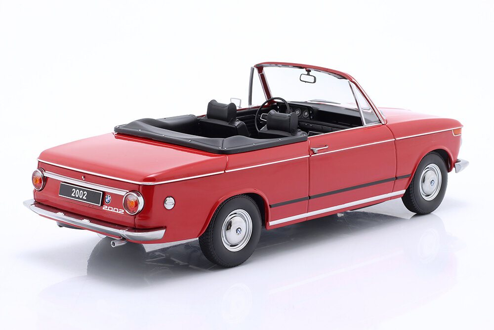 Модель коллекционная KK-SCALE Bmw 2002 convertible 1968 red — фото 1