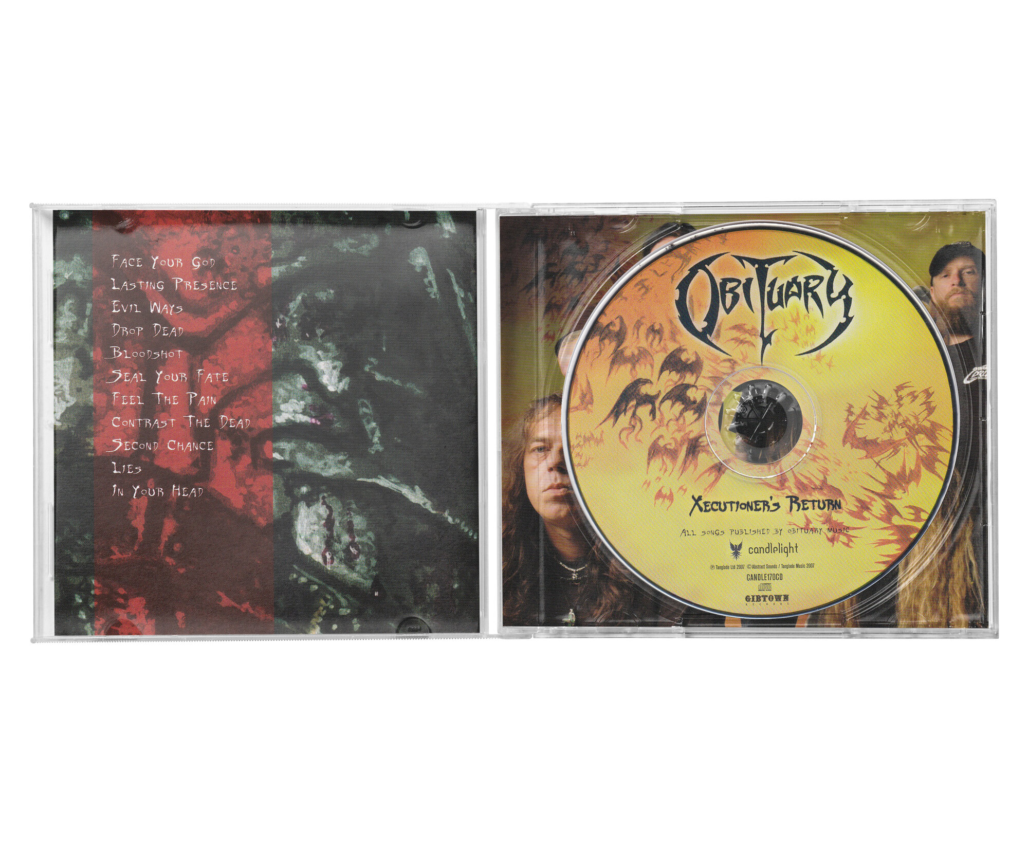 Obituary - Xecutioner's Return, 2007, 8-page, CD-Аудио — фото 1