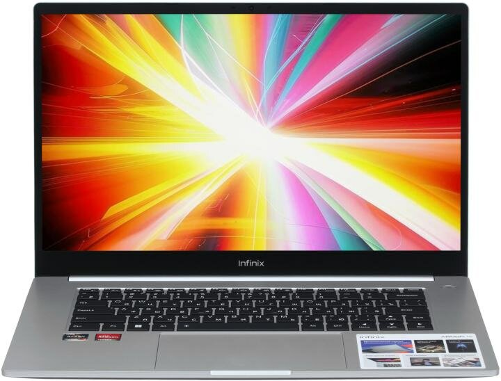 71005000436 15.6" Ноутбук Infinix XBOOK 15 YL51A5 серебристый [английская/русская раскладка, 1920x1080, IPS, AMD Ryzen