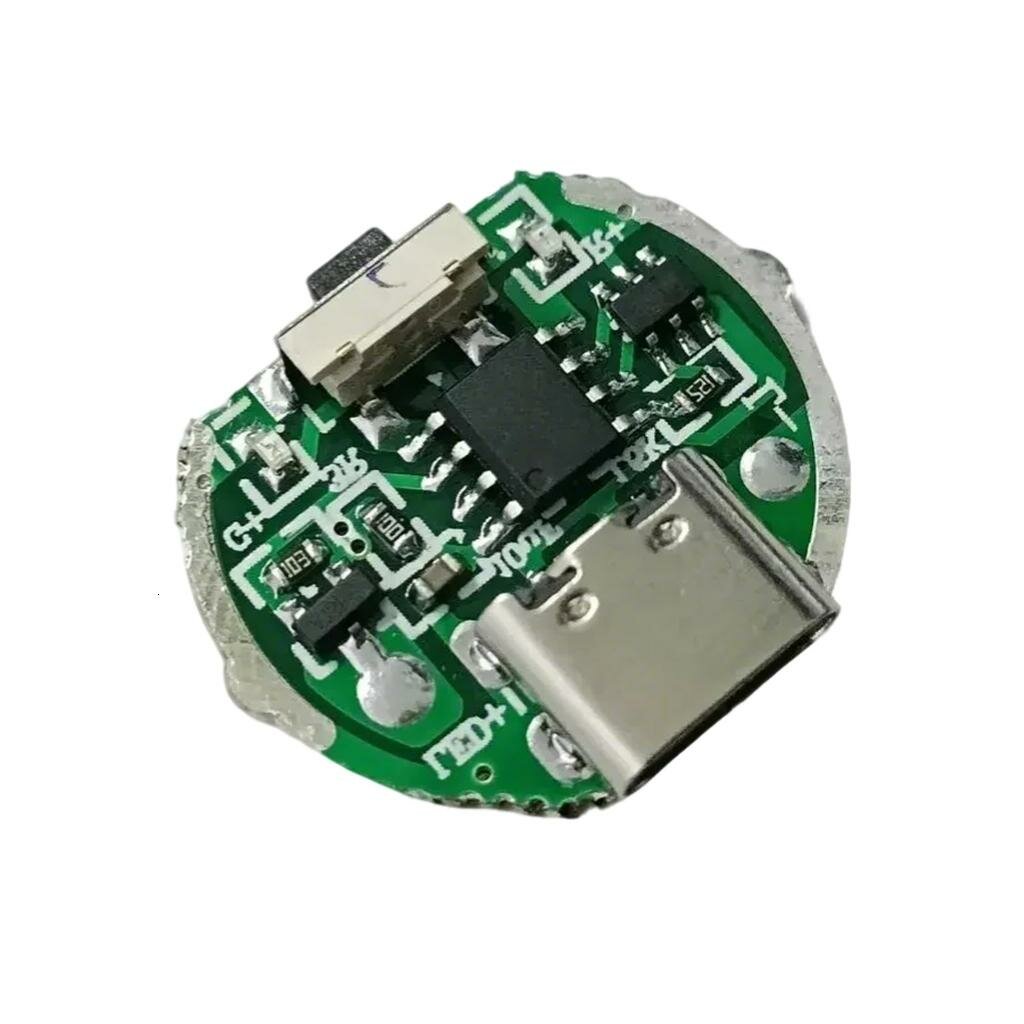 Светодиодный драйвер для фонарика с USB-C