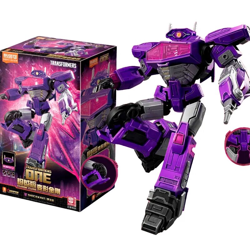Blokees Трансформеры Optimus Prime, Megatron, Bumblebee Фиолетовый, SHOCKWAVE