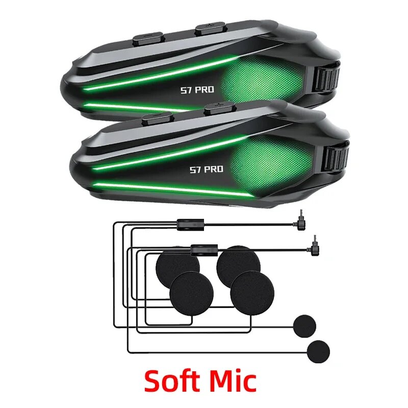 Мотогарнитура S7 Pro, 2 шт, Soft Mic